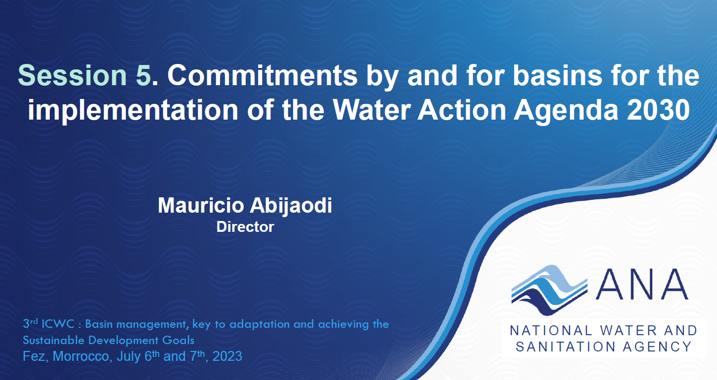 CIEC3 - 3rd International Conference on Water and Climate - ANA - INBO