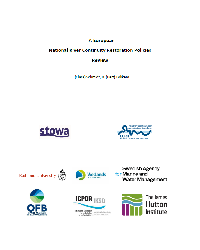 A european national river continuity restoration policies review - INBO
