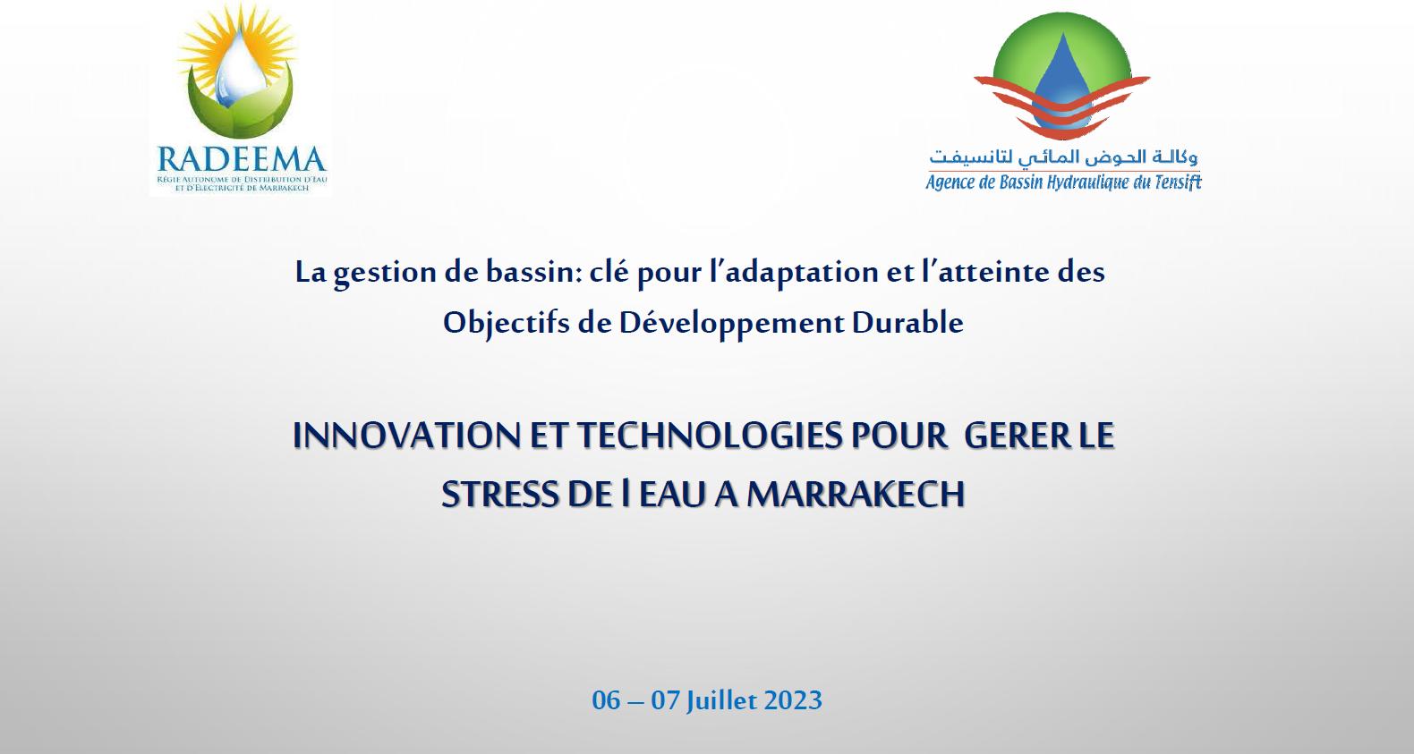 CIEC 3 - 3rd International Conference on Water and Climate - ABHT - INBO