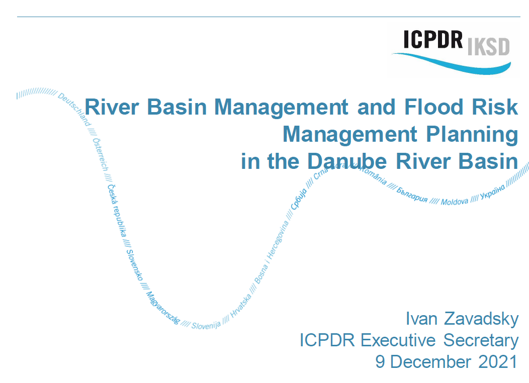EURO-INBO 2021: River Basin and Flood Risk Management, Danube - INBO