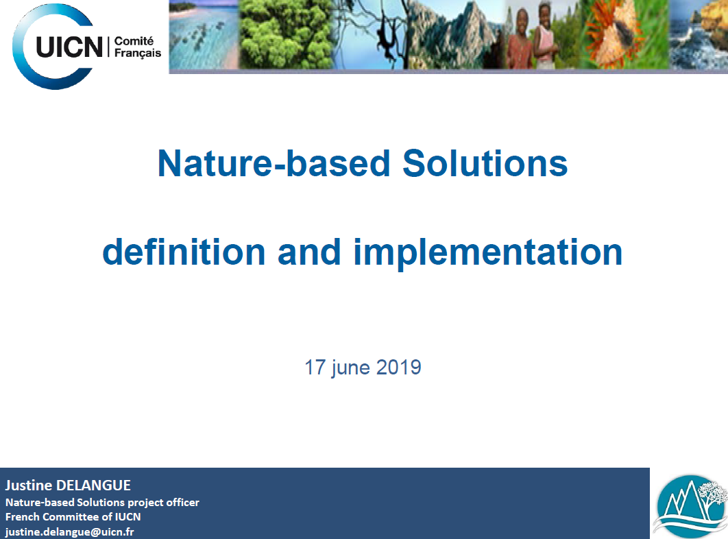 EURO-RIOC 2019: SbN definición y aplicación - UICN - RIOC