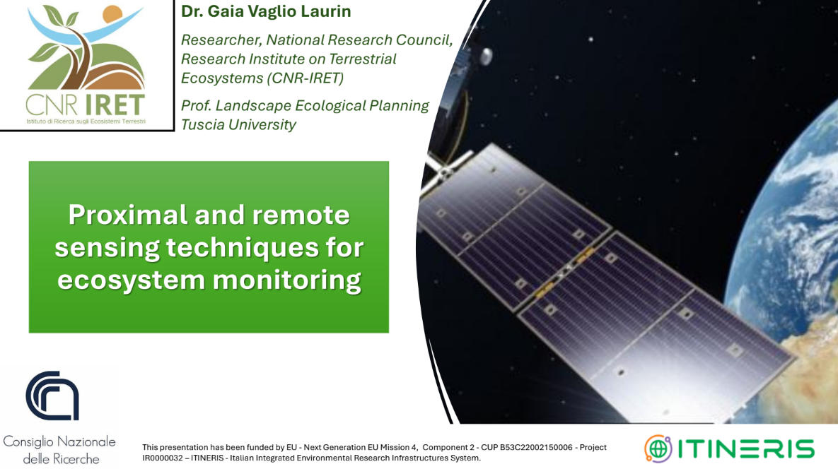 EURO-INBO, Parma 2025 - Proximal and remote sensing techniques for ...